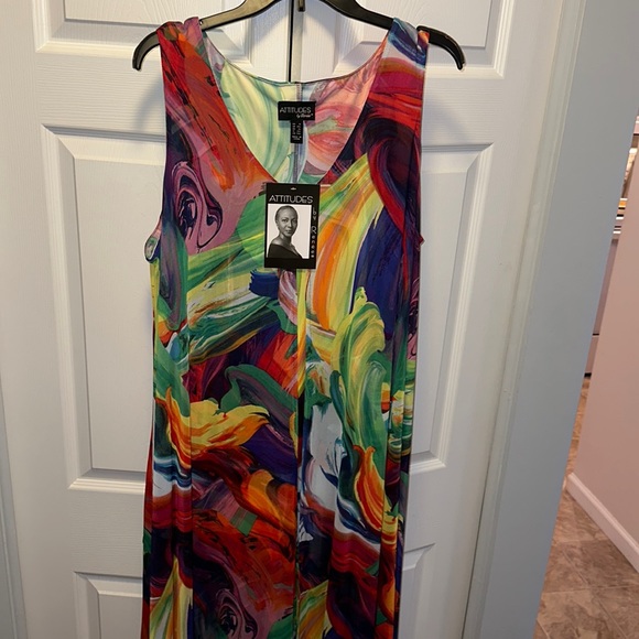 Attitudes by Renee | Dresses | Attitudes By Renee Beautiful Multi Color ...